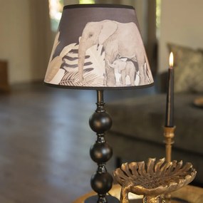 Černá stolní lampa Elephant – 27x57 cm