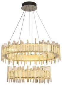 LED Stmívatelný lustr na lanku LED/65W/230V 3000-6500K + dálkové ovládání