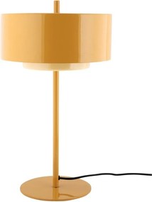 Okrově žlutá kovová stolní lampa (výška 50 cm) Grato Anillo – Leitmotiv