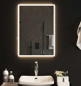 vidaXL Koupelnové zrcadlo s LED osvětlením 50x70 cm [3154078]