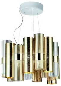 Slamp La-Lollo Gold suspension M, designové závěsné svítidlo, 80W LED 2700K stmívatelné, průměr 48cm