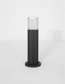 NV 9905022 Venkovní sloupkové svítidlo NOTEN černý hliník čirý a bílý akryl LED 8W 3000K 220-240V IP65 120st. IP65 - NOVA LUCE