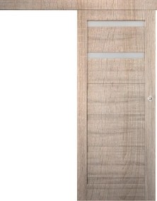 posuvné interiérové dveře na stěnu vasco doors EVORA model 2 Průchozí rozměr: 70 x 197 cm, Orientace dveří: Levé dveře, Dekor: Dub sonoma