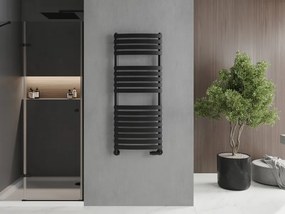 Mexen Bachus koupelnový radiátor 1200 x 500 mm, 619 W, černý - W109-1200-500-00-70