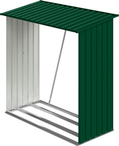 Parkside® Regál na palivové dřevo, 164 x 84 x 157 cm (zelená)
