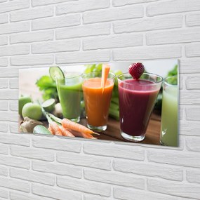 akrylový obraz zeleninové koktejly 120x60 cm