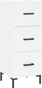 Skříň highboard bílá 34,5 x 34 x 180 cm kompozitní dřevo 3200193