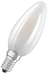 2 ks filamentová žárovka svíčka LED STAR B E14 4W teplá bílá