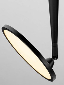 Matně černé hliníkové LED stropní svítidlo s ohybatelnou konstrukcí Ekei – Nova Luce