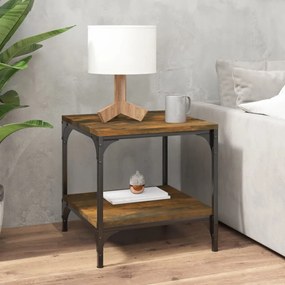 vidaXL Odkládací stolek 40 x 40 x 40 cm kompozitní dřevo [819385] Barva: kouřový dub