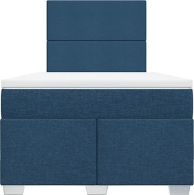 Box spring postel s matrací černá 120x190 cm textil 3290426