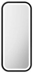 Zrcadlo Mirel Black LED Rozměr: 50 x 100 cm