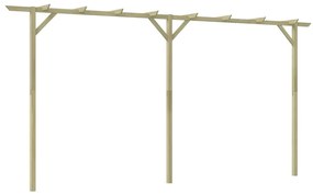 Zahradní pergola 410 x 40 x 203 cm dřevo
