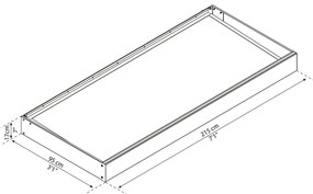 Palram Sophia 2150 čirá vchodová stříška