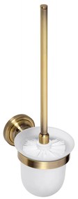 Bemeta Design RETRO bronz: WC štětka, miska sklo -