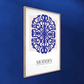 Tištěný obraz s rámem 60x90 cm Blue Folklore – Styler