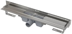 Alca - Sprchový žlab Flexible 115 cm, s nastavitelným límcem ke stěně, nerez APZ4-1150