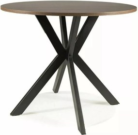 Jídelní stůl Talia II 90 cm ořech/černý