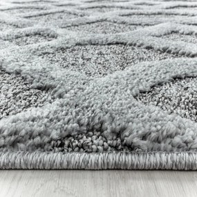 Ayyildiz, Kusový koberec Pisa 4702 Grey, 60x110, šedá, ložnice