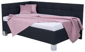 Čalouněná postel s matrací a úložným prostorem MARIA PETITE 120x200 cm antracit 8590828933342
