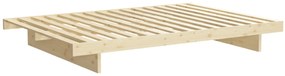Dřevěná dvoulůžková postel Karup Design Kanso 140 x 200 cm