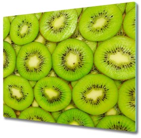 Skleněná krájecí deska kiwi 60x52 cm