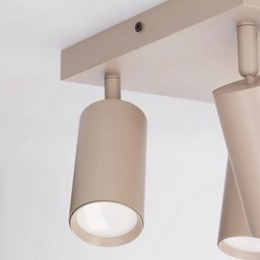 BRILAGI - Bodové svítidlo SELE SQUARE 4xGU10/30W/230V béžová