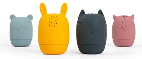 Bigjigs Toys Silikonová mačkací zvířátka do koupele