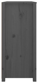 Odkládací skříňka šedá 100 x 40 x 90 cm masivní borové dřevo,  821771