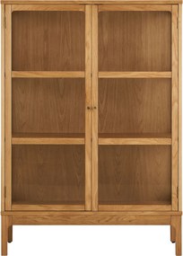 House Nordic Prosklený kabinet ZAMORA 126x90cm dub 3001501