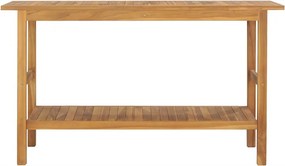 Koupelnová skříňka masivní teak 132 x 45 x 75 cm 318482