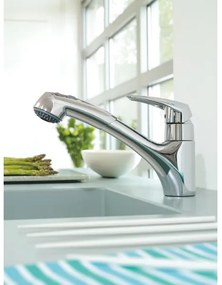GROHE 32257001 - Dřezová baterie EURODISC lesklý chrom