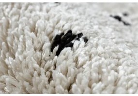 Dywany Luszczow Kusový koberec BERBER SYLA B752, krémový s tečky Rozměr koberce: 60 x 300 cm