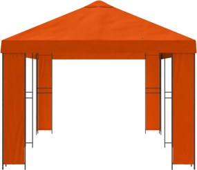 Zahradní altán 6 x 3 m Oranžová Polyester a ocel 190 gsm 3376015