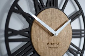 Flexistyle z219 - dřevěné nástěnné hodiny