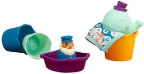 B-Toys Sada hraček do koupele Wee B. Splashy / od narození