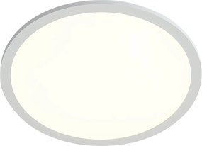 Chytrý LED panel bílý 40 cm vč. LED stmívání do teplých tónů s dálkovým ovládáním - Knob