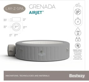 Vířivka 236 x 71 cm Grenada Air Jet BESTWAY