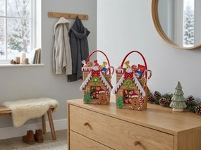 Vánoční dárková taška GINGERHOUSE 17x21 cm, sada 2 ks