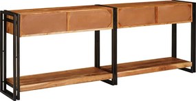 Konzolové stolky 2 ks Hnědá 200 x 33 x 75 cm 3324227