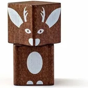 Woody Kostky barevné s potiskem 26 ks - 3,3 cm / od 2 let