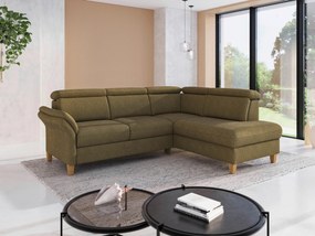 XXXLutz ROHOVÁ SEDAČKA, textil, olivově zelená Sit & More - Sedací soupravy - 00014402574B