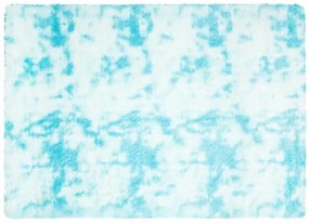 Kusový koberec moderní SILK DYED jemný měkký lehký modrý Rozměr: 160x230 cm