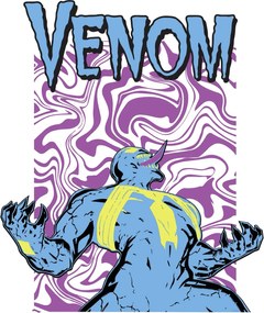 Komar Plakát Marvel Venom Colourful Scream 50 x 70 cm