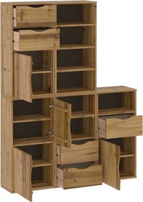 Boční skříňky 5 ks "ODDA" 40x24x79 cm Borovicový masiv 3365362