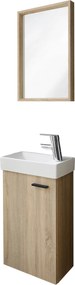 XXXLutz KOUPELNA PRO HOSTY, Sonoma dub, 40 cm home24 - Online Only koupelnové sety - 001279013002