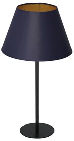 Luminex | Stolní lampa ARDEN 1xE27/60W/230V pr. 30 cm fialová/zlatá | LU3579