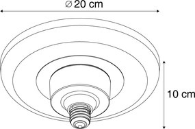 Dekorativní LED žárovka E27 čirá 6W 430 lm 3000K