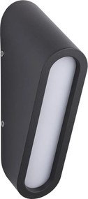 P 94733 LED venkovní nástěnné svítidlo Cliff IP44 64x116mm 3000K 9,5W 230V antracit hliník - PAULMANN