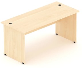 NABYTEK-DESIGNOVY.CZ - BKA16 11 - Kancelářský stůl Komfort, dřevěná podnož, 160x70x76 cm, buk